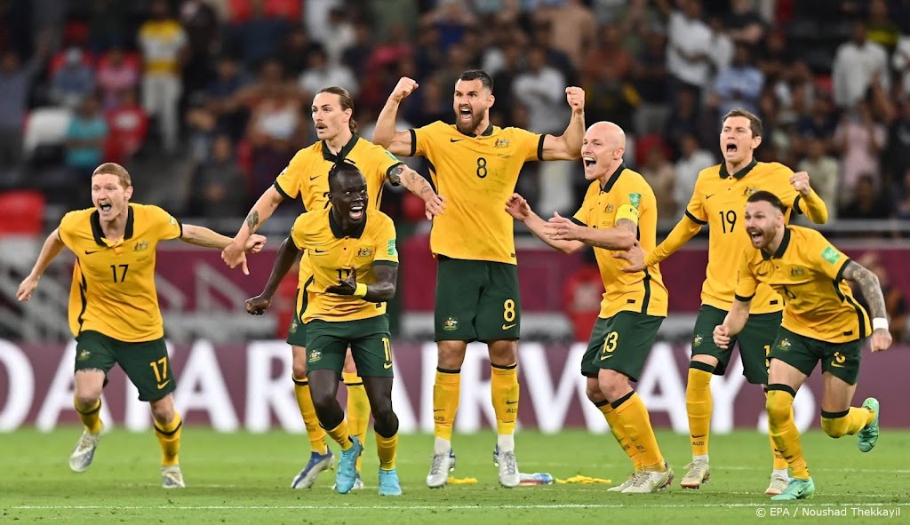 Australië wint van Peru en gaat naar WK voetbal Australië wint van Peru en gaat naar WK voetbal