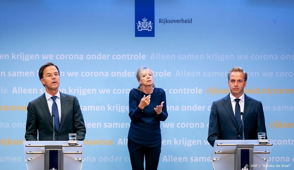 Rutte en De Jonge geven persconferentie over corona Rutte en De Jonge geven persconferentie over corona