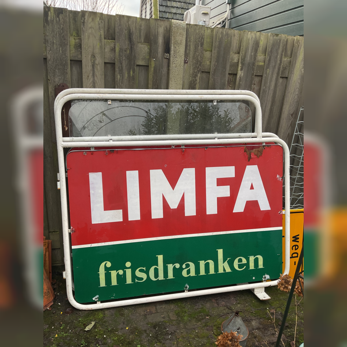 Vintage terrasscherm