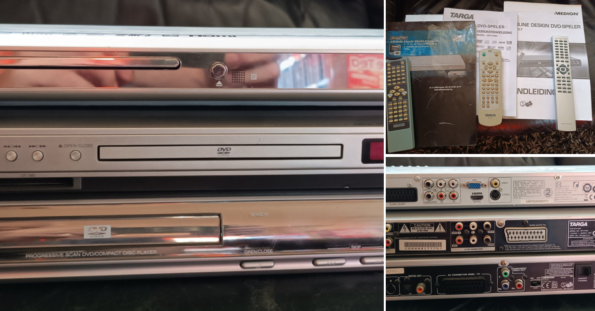 Dvd spelers drie stuks