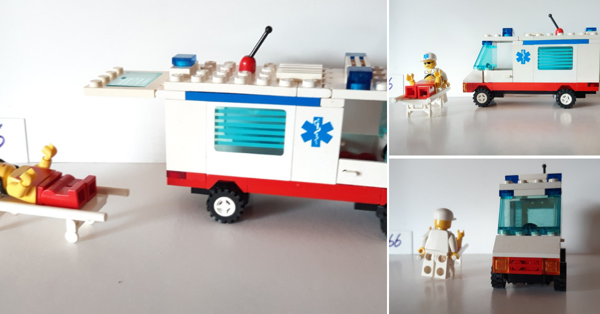 Lego 6666 Classic ziekenhuis: ambulance