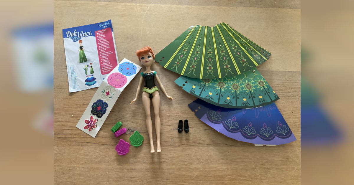 Doh-Vinci set Anna Frozen (excl. klei/pistool)