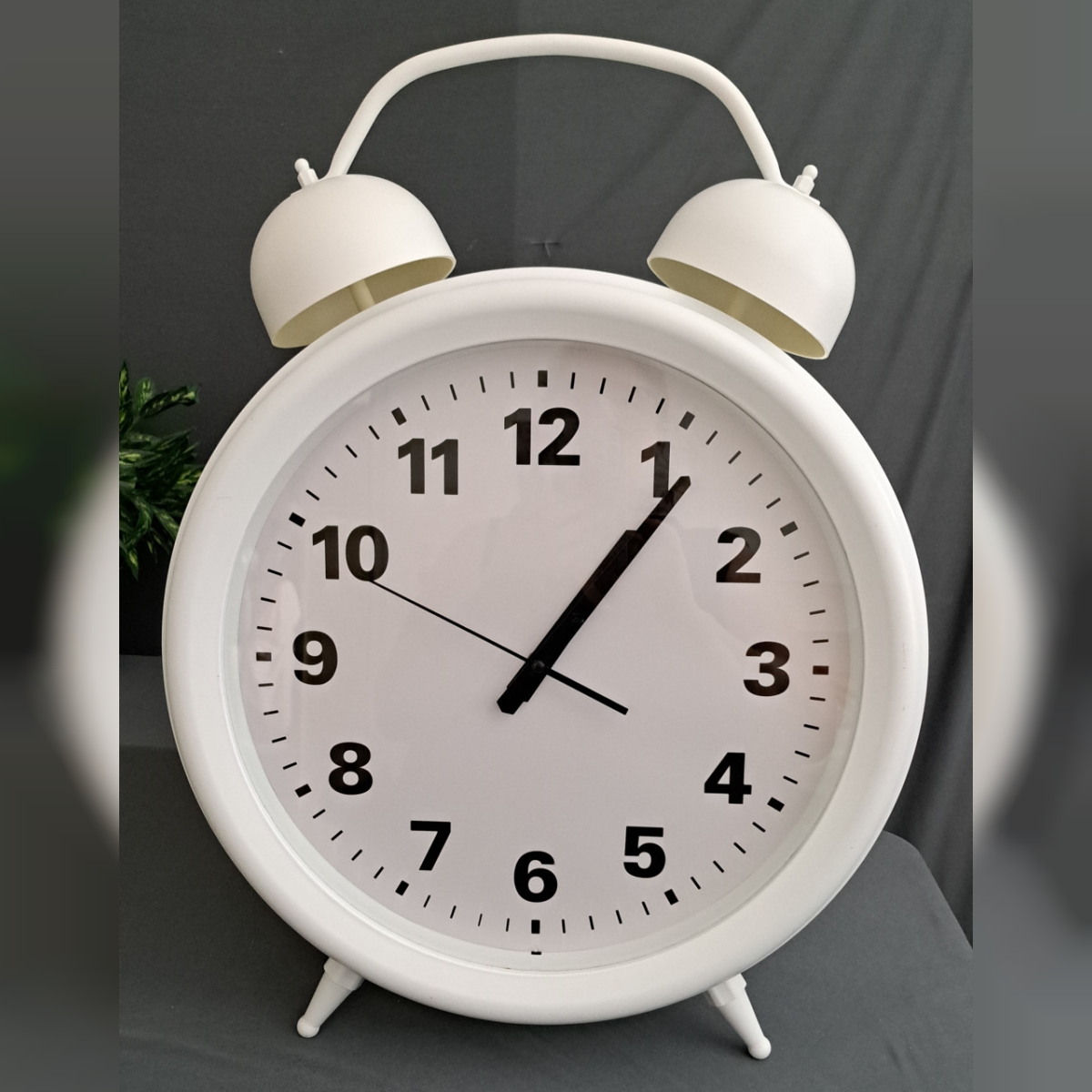 Ouderwetse retro wekker klok - 56 cm hoog