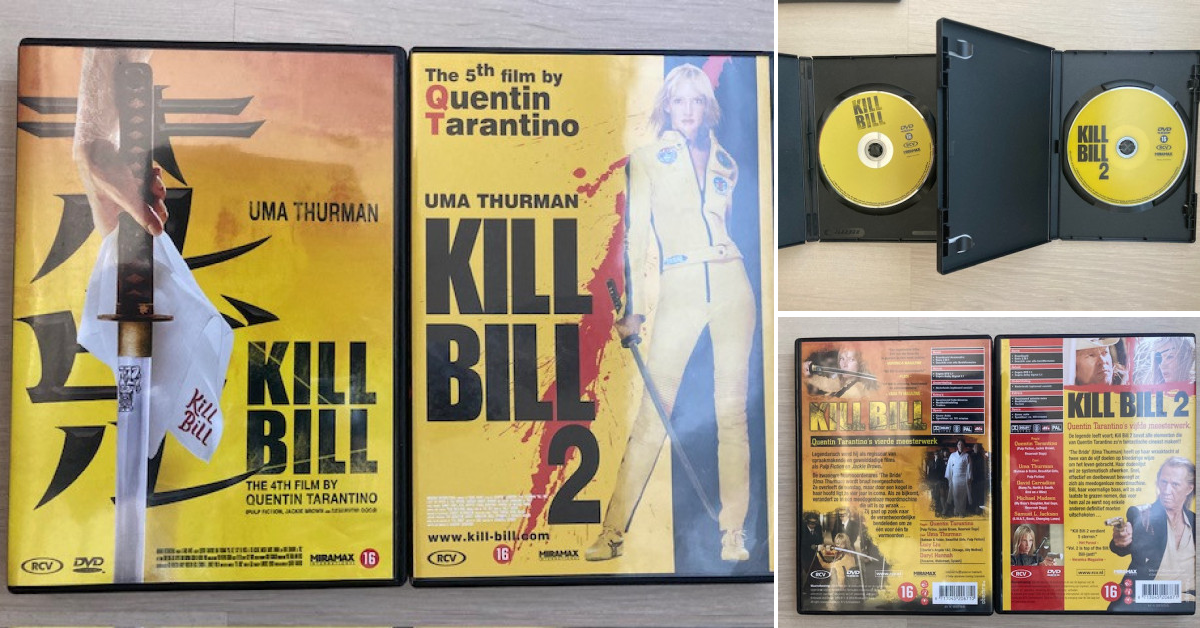 DVD's KILL BILL 1 en 2