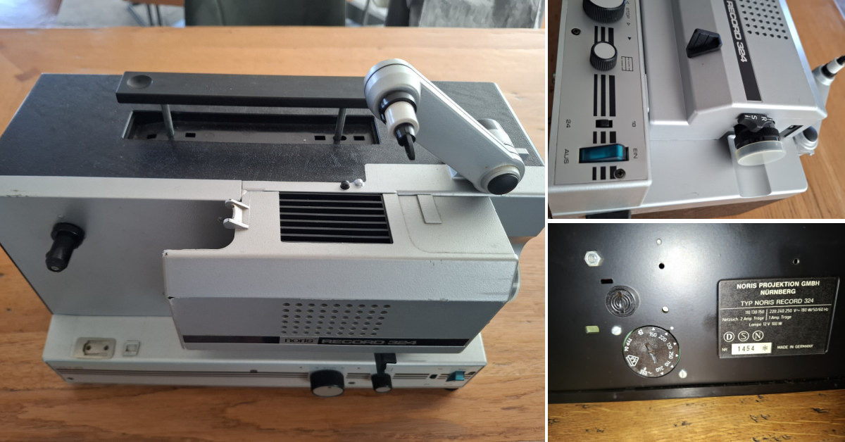 Vintage filmprojector 8mm films