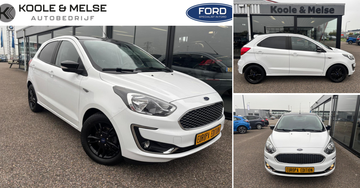 Ford KA ka+ 1.2 85pk black & white, stoelverwarming, voorruitverwarming, se