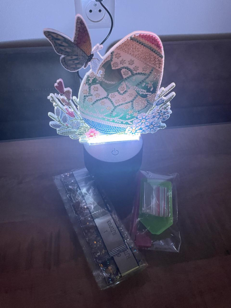 Nieuwe diamond painting 3D nacht lamp