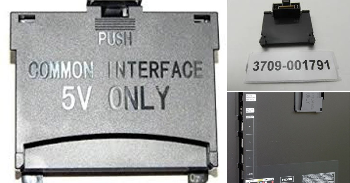 Originele CI+ kaart adapter voor Samsung televisies type 3709-001791