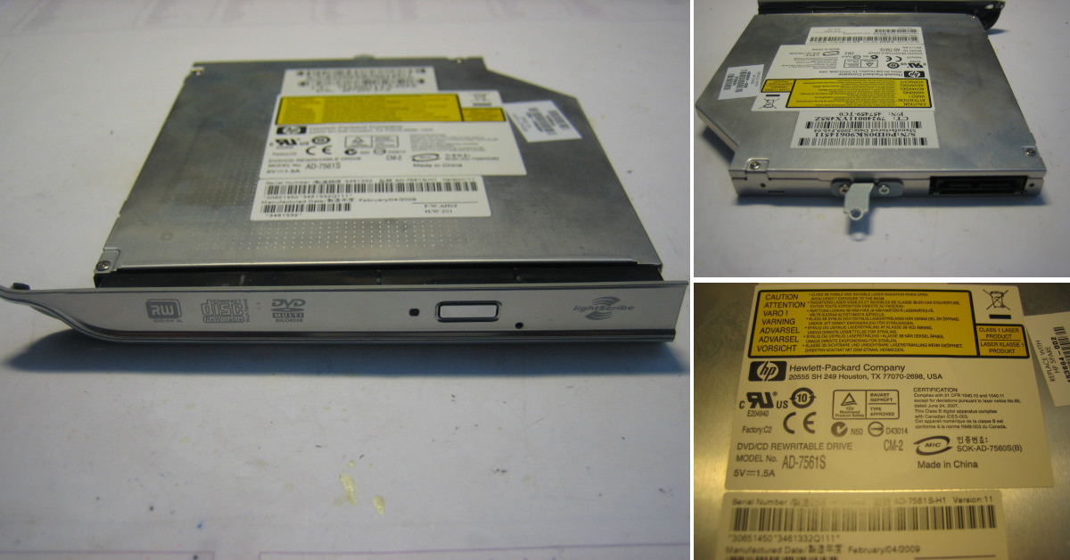 HP Pavilion DVD/CD rewritable drive