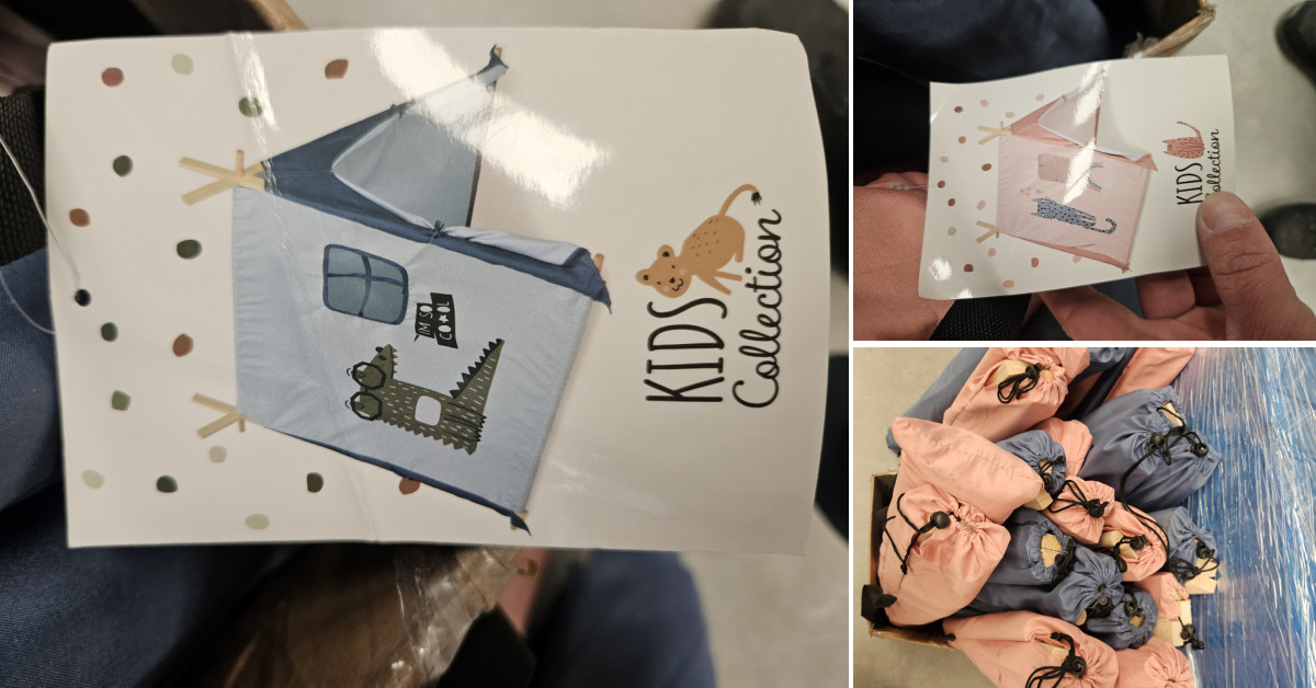 Partij 22 kinder speeltenten / tipi tenten