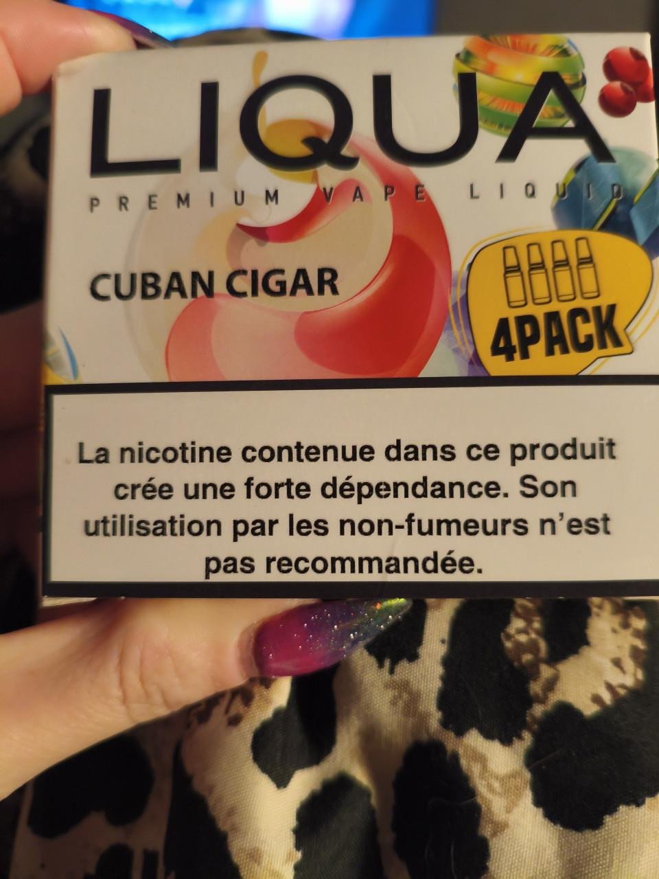 Vape Liquid Cuban cigar 15stuks