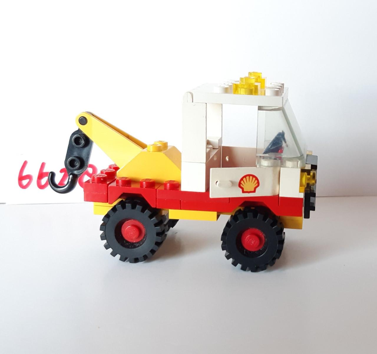 Lego 6628 sleepwagen Shell met minifiguur Shell: vintage