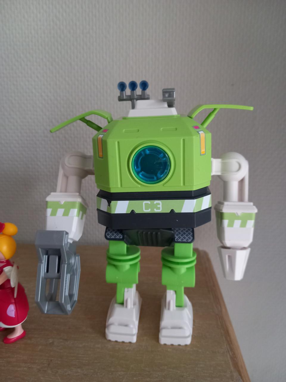 Playmobil super 4 onderzoeker, robot en figuren