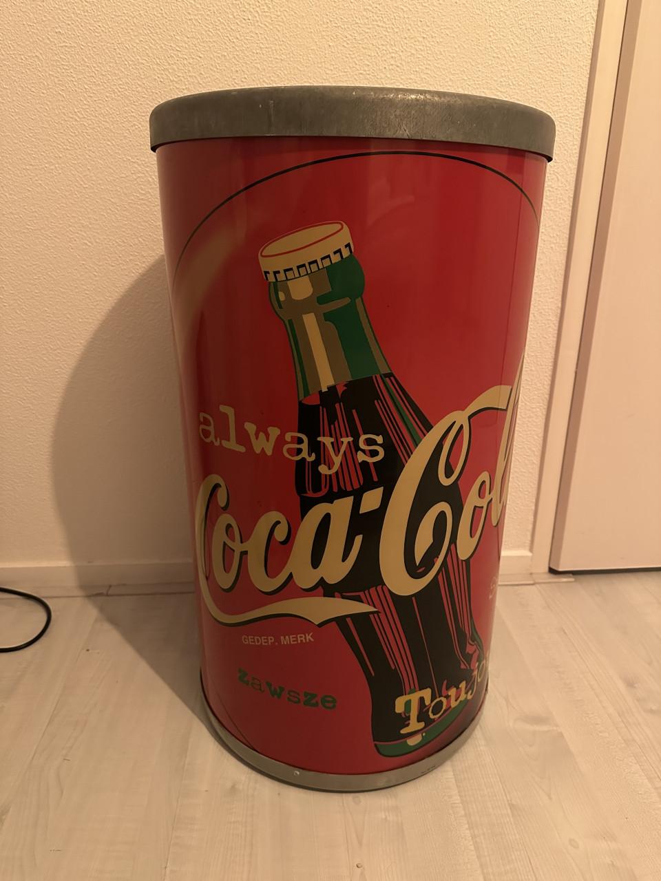 Coca cola prullenbak