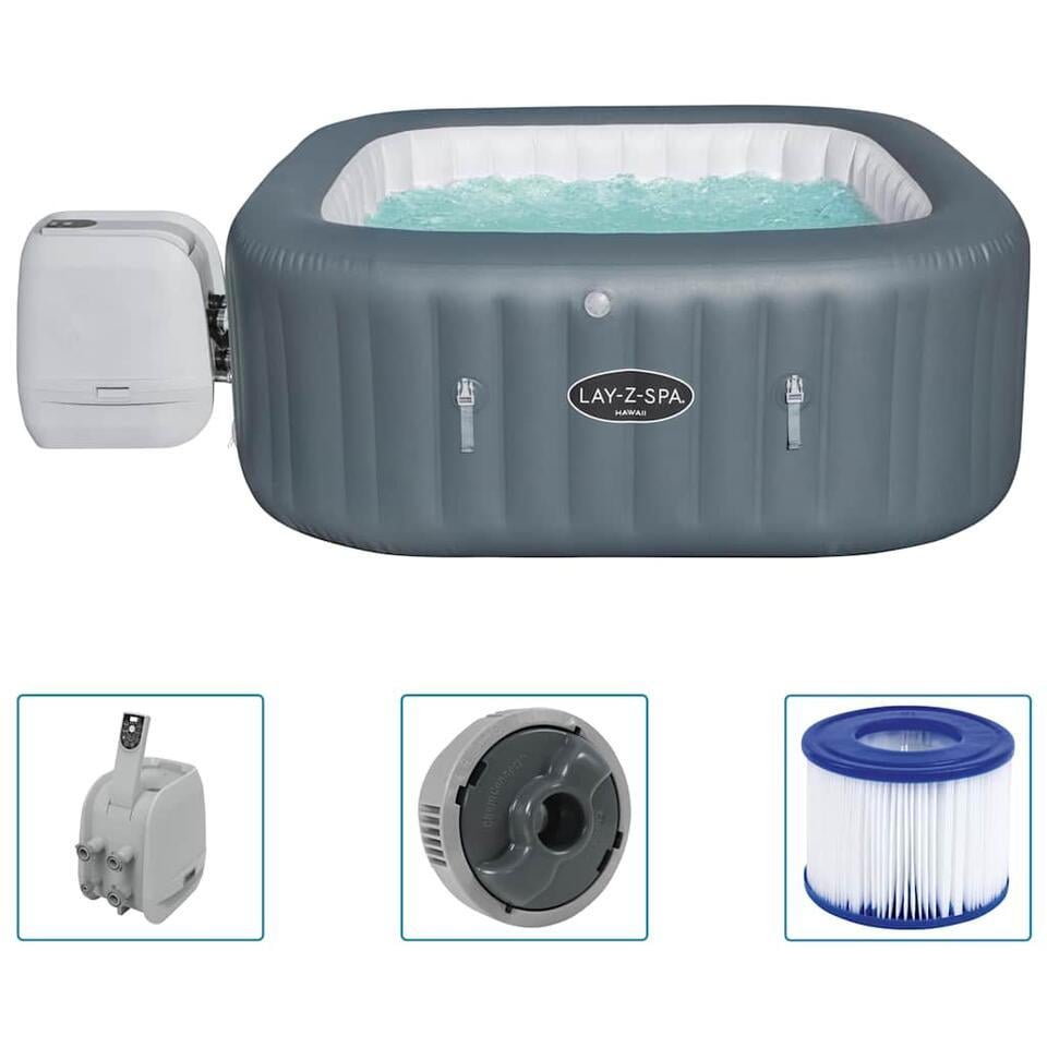 Bestway Spa Lay-Z-Spa Hawaii Hydrojet Pro8 hydrojets(masage) en 140 airjets