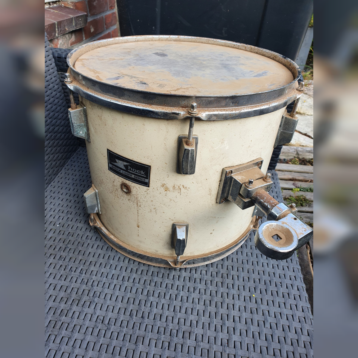 Leuke antieke jaren 60/70 drum van het merk hock/shock laser series...