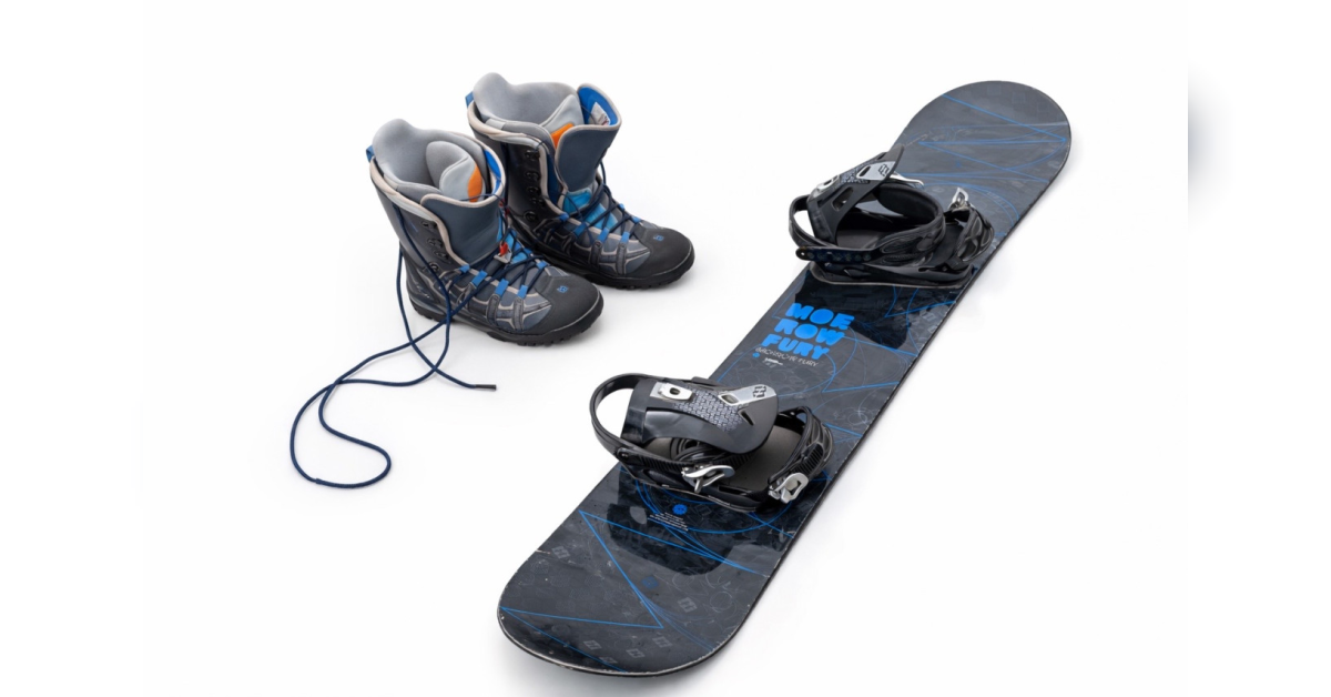 Snowboard + boots