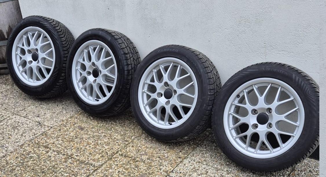 4 x 114.3 -> Zeer nette LM velgen set BBS Crater 16-inch