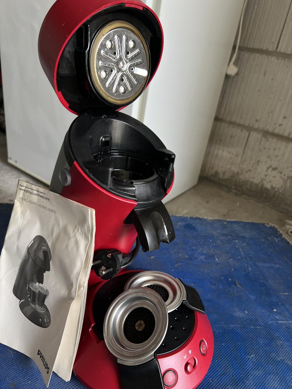 Philips senseo® original plus koffiepadmachine deep red Als nieuw