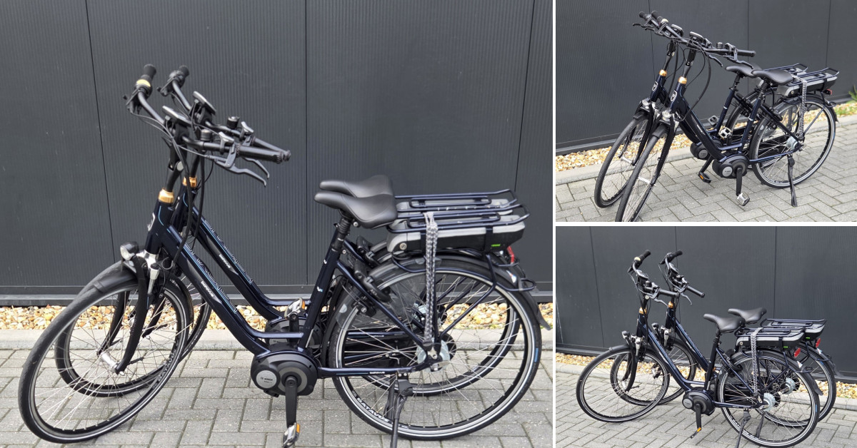 Mooie set BATAVUS WAYZ E-GO Bosch Active Line 400Wh 50/53