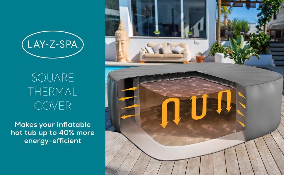 Bestway Spa Lay-Z-Spa Hawaii Hydrojet Pro8 hydrojets(masage) en 140 airjets