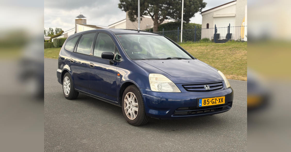 Honda Stream 1.7 I 2001 Blauw - Sportieve 7-zitter