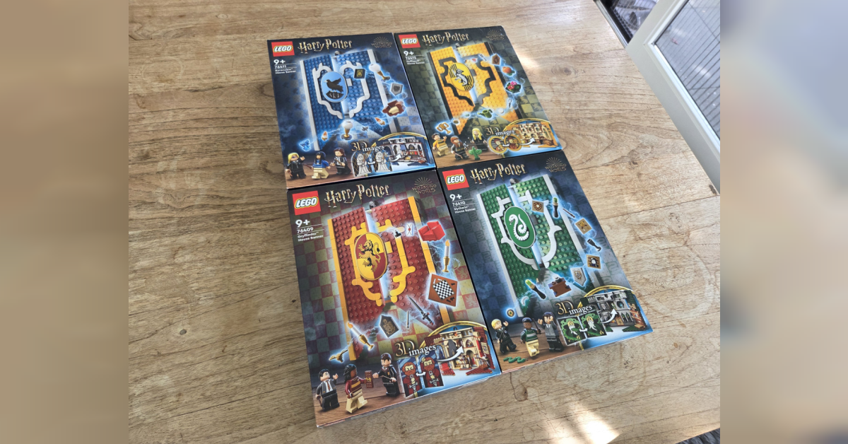 Lego 76409 76410 76411 76412 Huisbanners