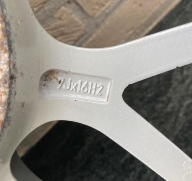 4 x 114.3 -> Zeer nette LM velgen set BBS Crater 16-inch