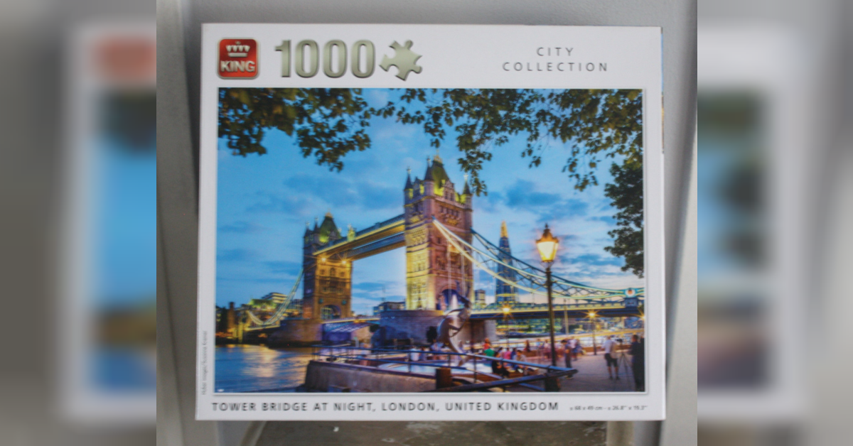 Puzzel tower bridge at night 1000 stukjes