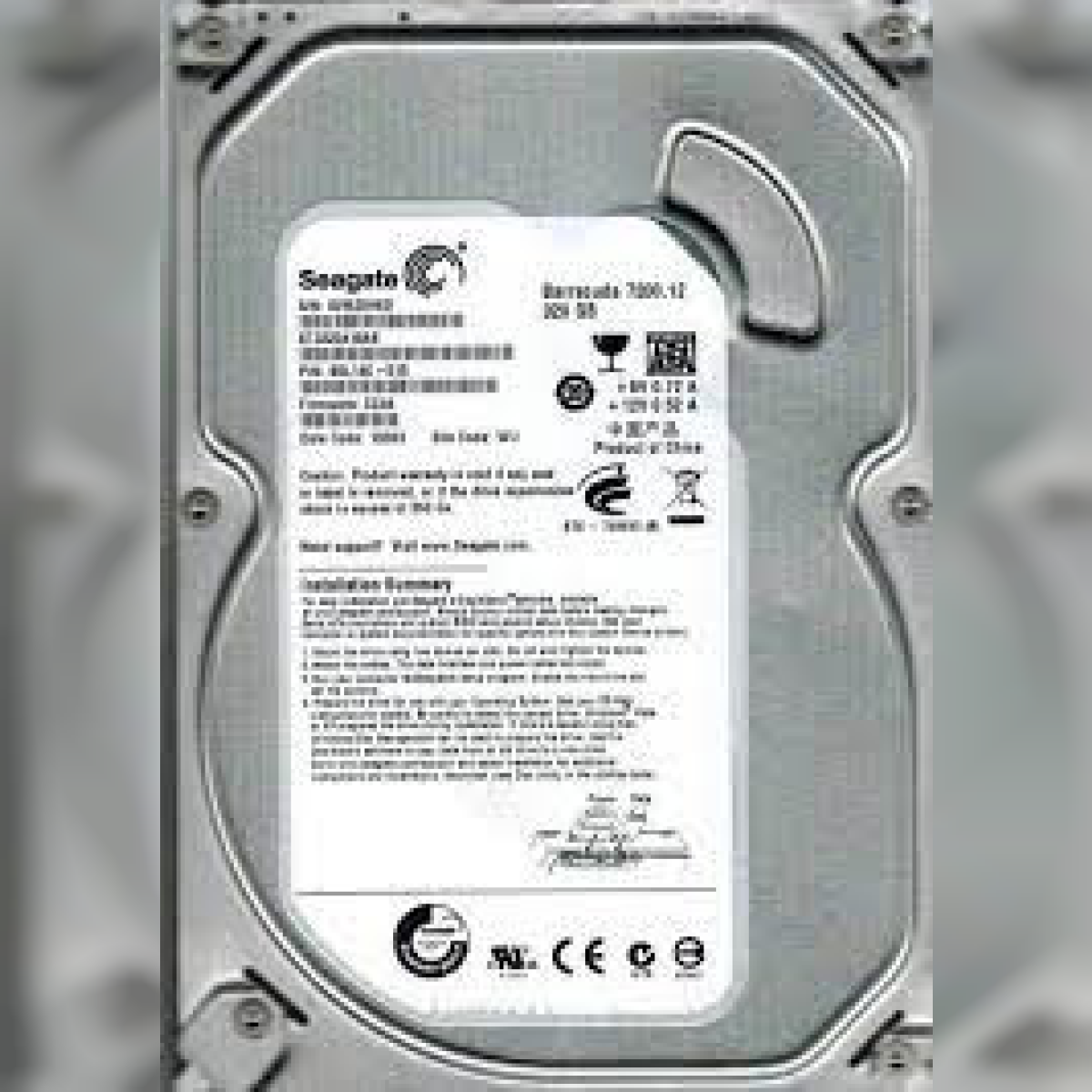 SEAGATE Baracuda 500 GB 7200RPM 3.5INCH SATA hard disk drive.