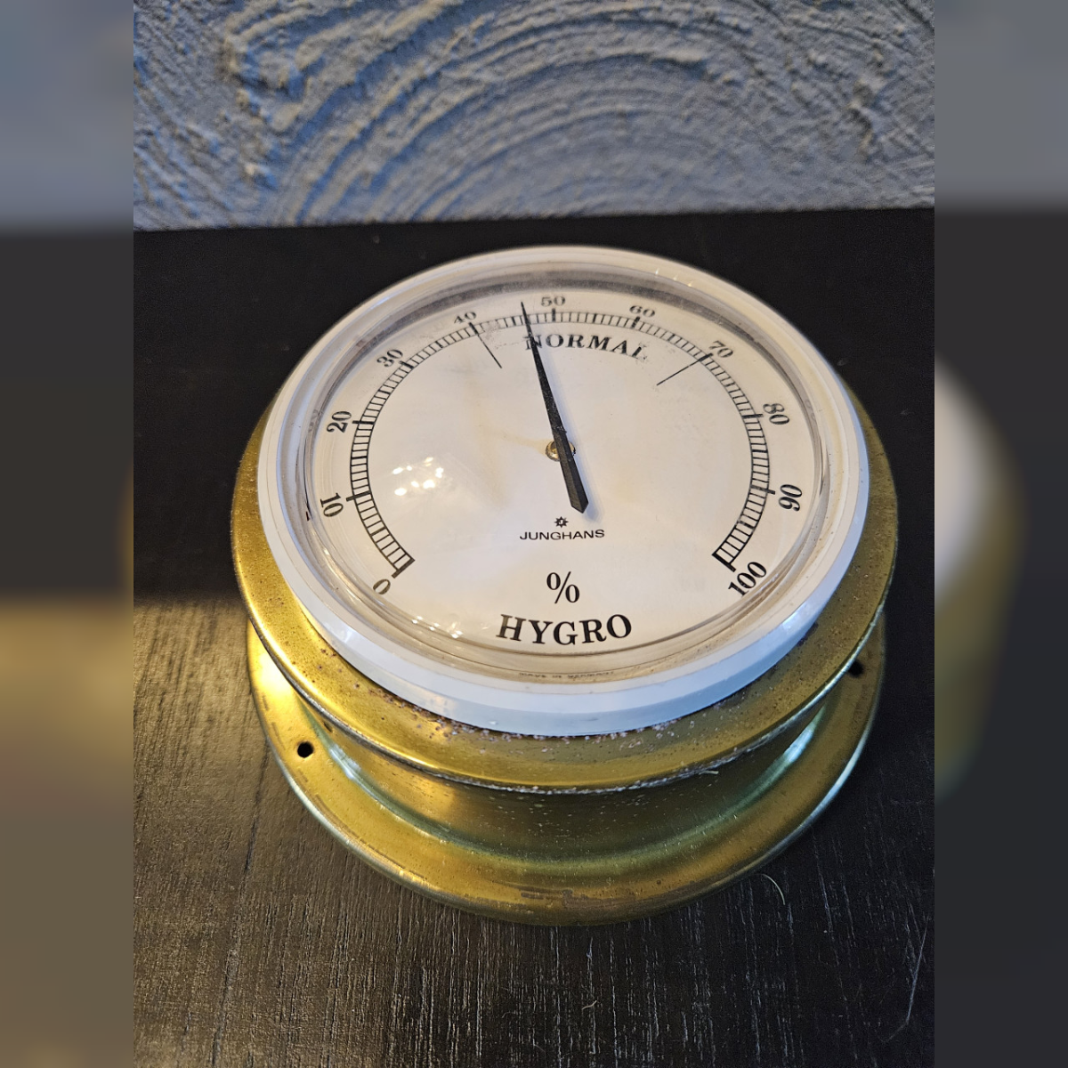 Junghans maritiem Hygrometer - Vintage Messinstrument